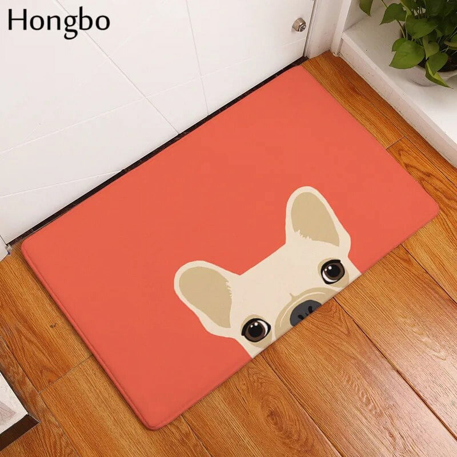 Hongbo 40*60cm Anti Slip Mats Brief Cute Cartoon Bulldog Puppy Dog Mats ...