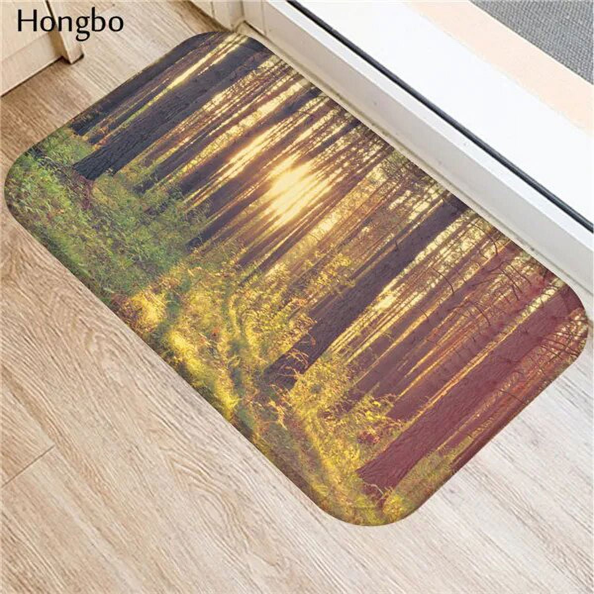 Hongbo Modern Style Forest Scenery Print Carpets Anti-slip Floor Mat ...