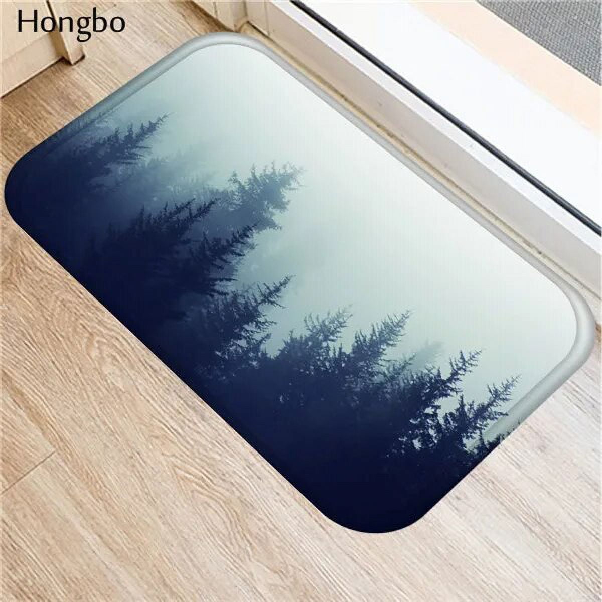 Hongbo Modern Style Forest Scenery Print Carpets Anti-slip Floor Mat ...