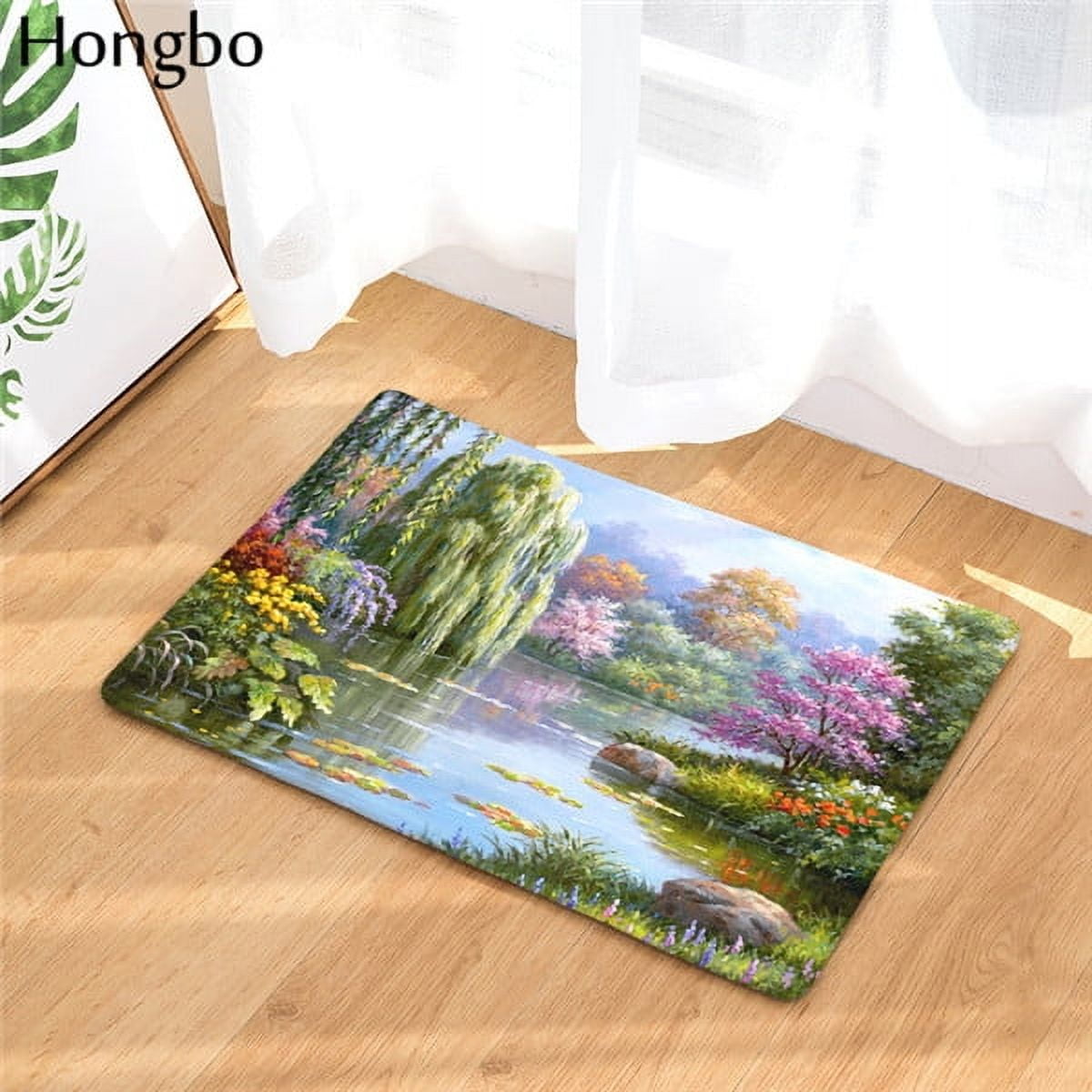 Hongbo New Welcome Mats Horse Print Doormats Bathroom Round Kitchen ...