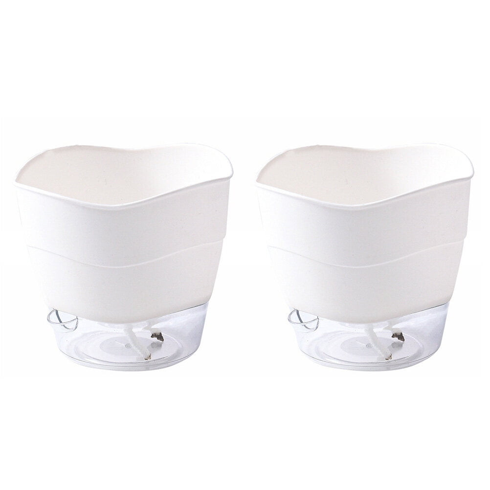 Hongchegh 2pcs Self Watering Planter w/ Wicking Pots - Automatic ...