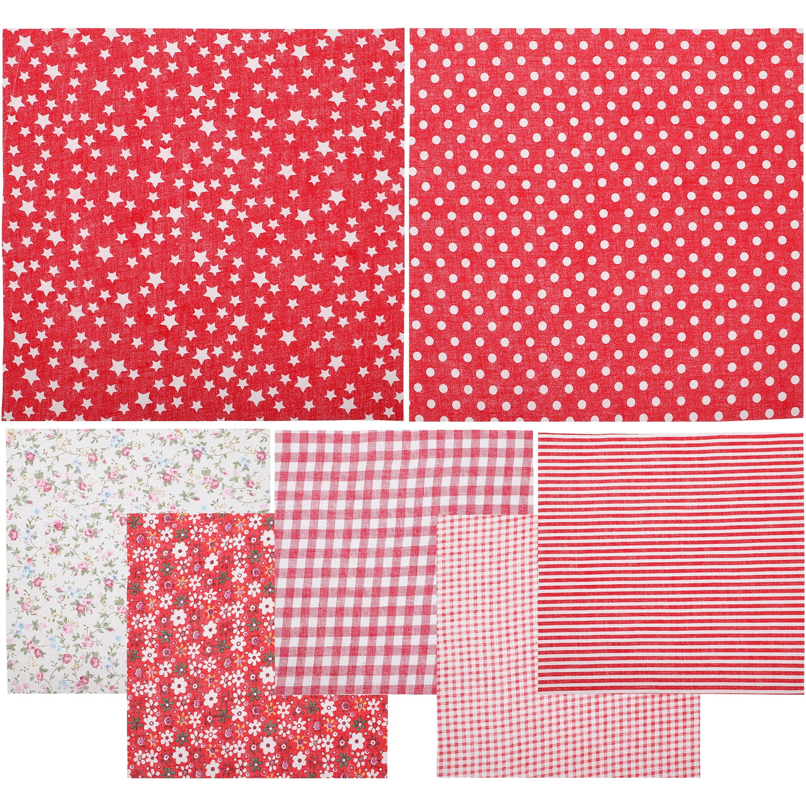 Hongchegh Cotton Fabric Patchwork Cloth Diy Bundle Quilting Sewing ...
