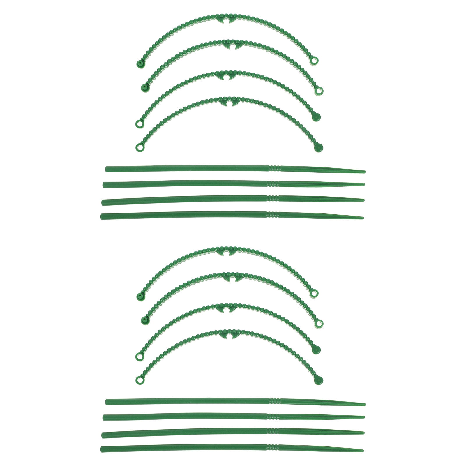 Hongchegh Green Plant Support 16 Sets of Plastic Flower Plant Stands ...