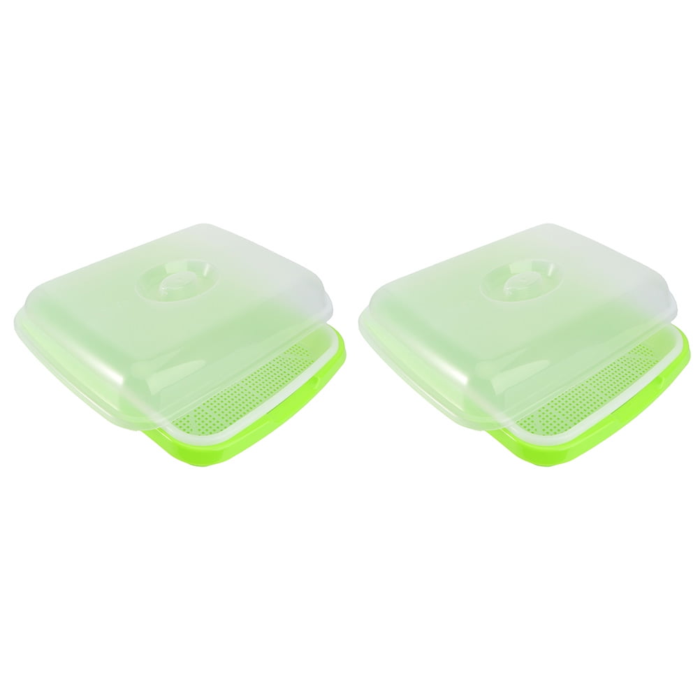 Hongchegh Sprout Trays 2 Sets Sprout Trays Useful Soil-Free Healthy ...