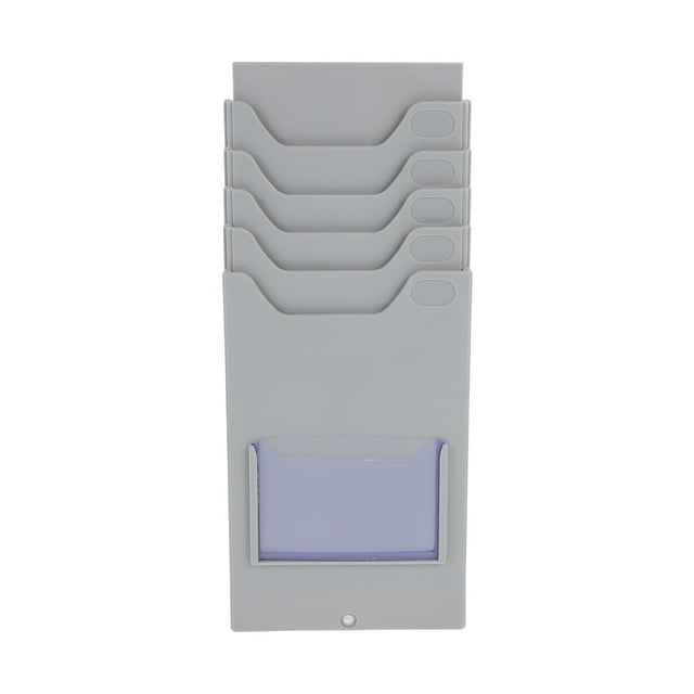 Hongchegh Time Card Rack Shelf 5 Pocket Wall Mount for Office Factory ...