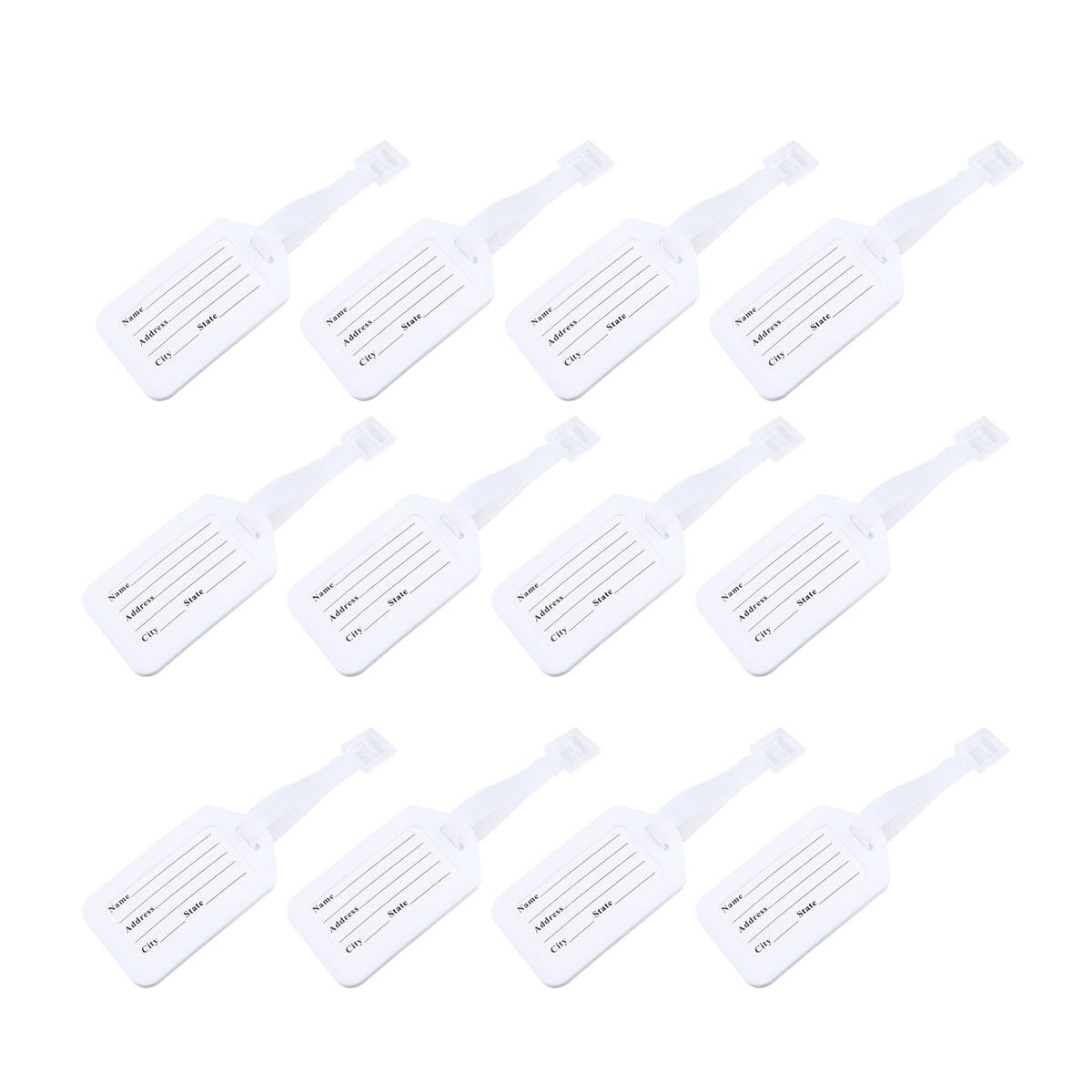 Hongchegh Waterproof Luggage Tags for Suitcases and Bags (30-Pack ...