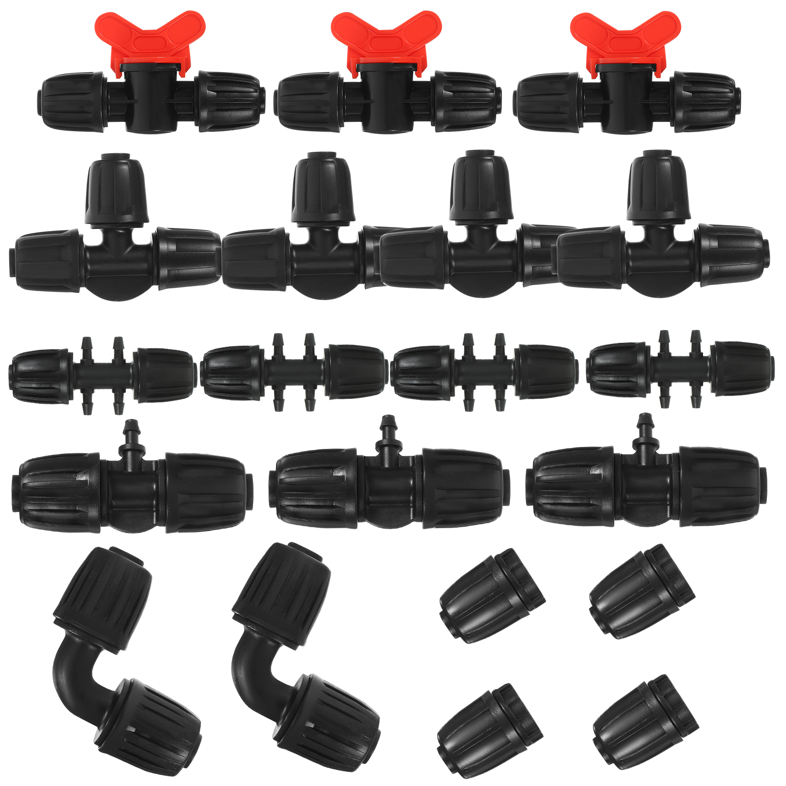 Hongchegh irrigation tubing 20Pcs Hose Connectors Drip Irrigation ...