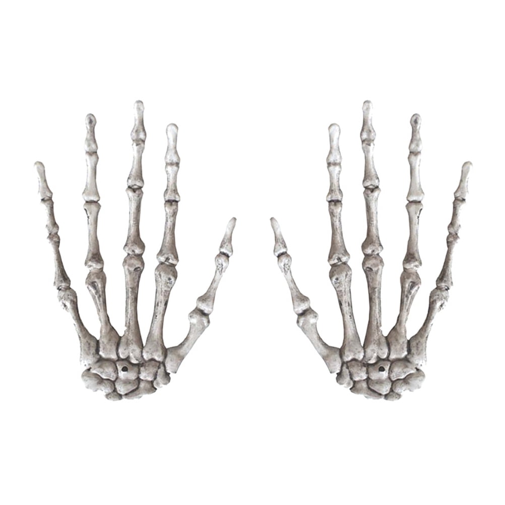 Hongchegh skeleton hand 1 Pair Skeleton Hand Plastic Hand Skeleton ...