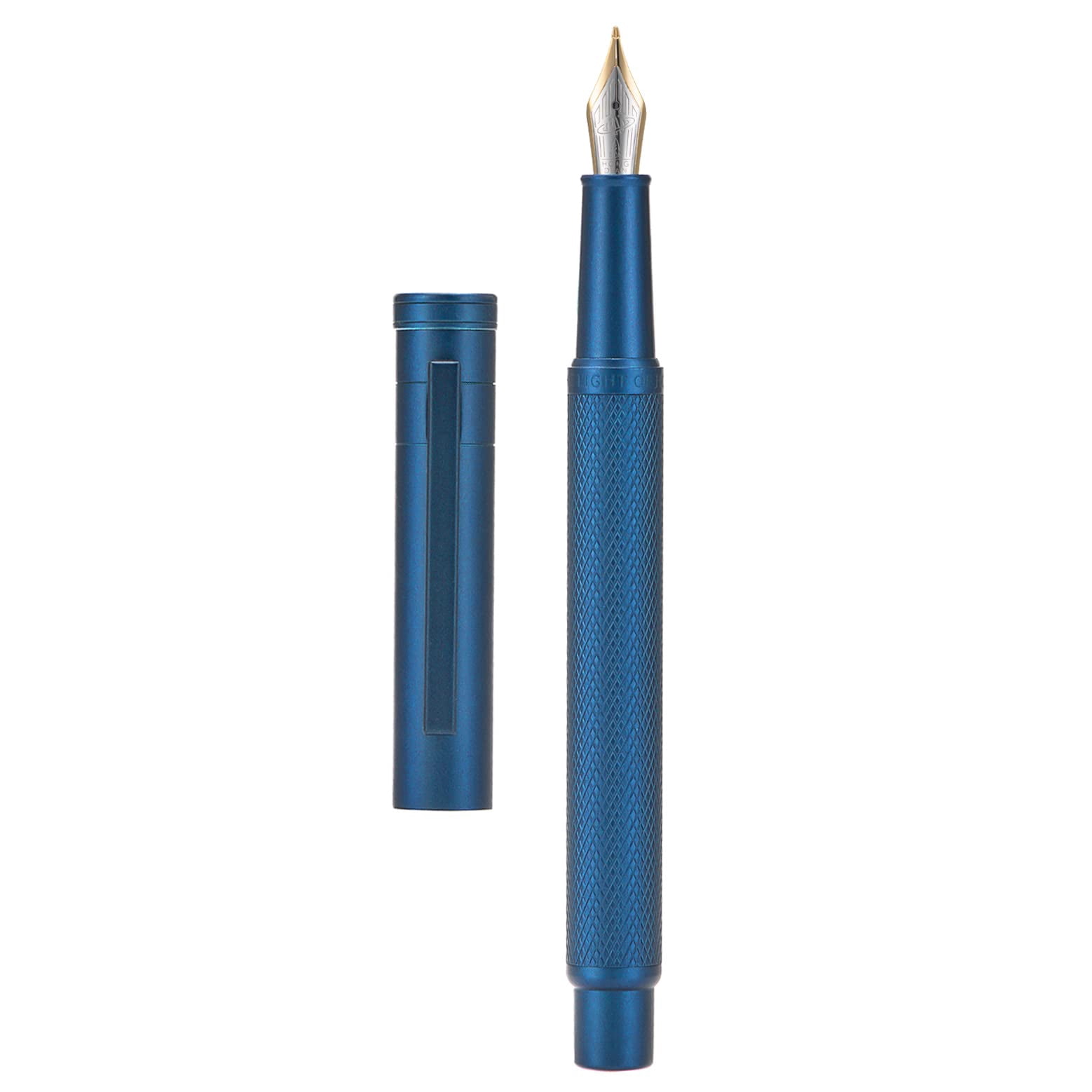 Hongdian 1851 Dark Blue Forest Fountain Pen Blade Nib Classic Design ...