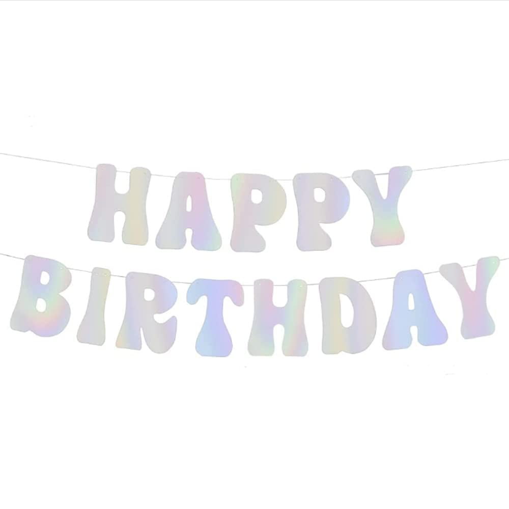 Hongkai Happy Birthday Banner Flags Photo Props Cool birthday banners Baby Kids Birthday Party ...