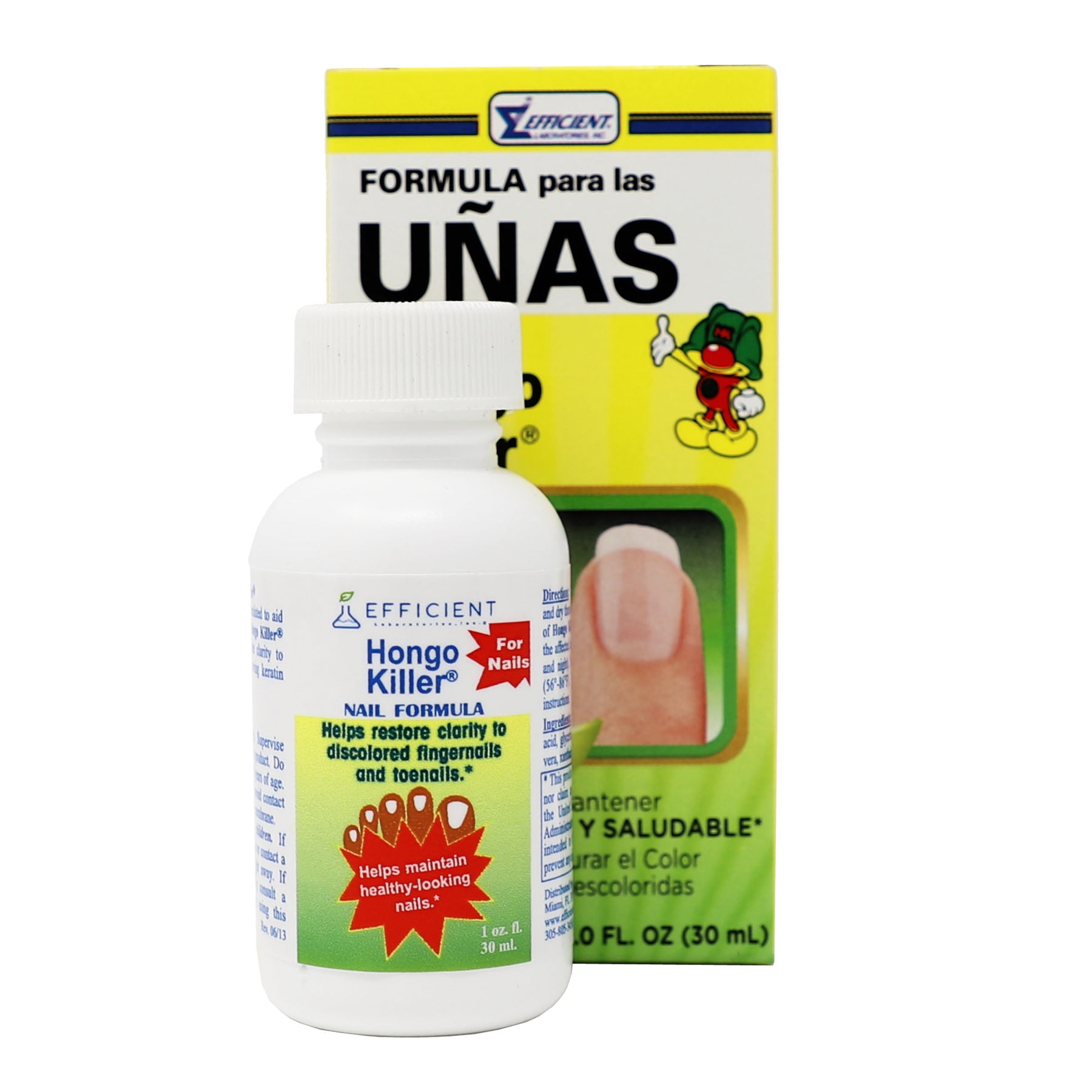 Hongo Killer Clear Nail Color Restoration Formula to Help Maintain ...