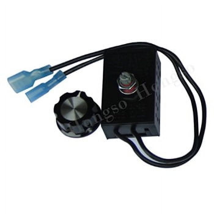 Hongso Fireplace Stove Blower Fan Variable Rheostat Speed On /Off ...
