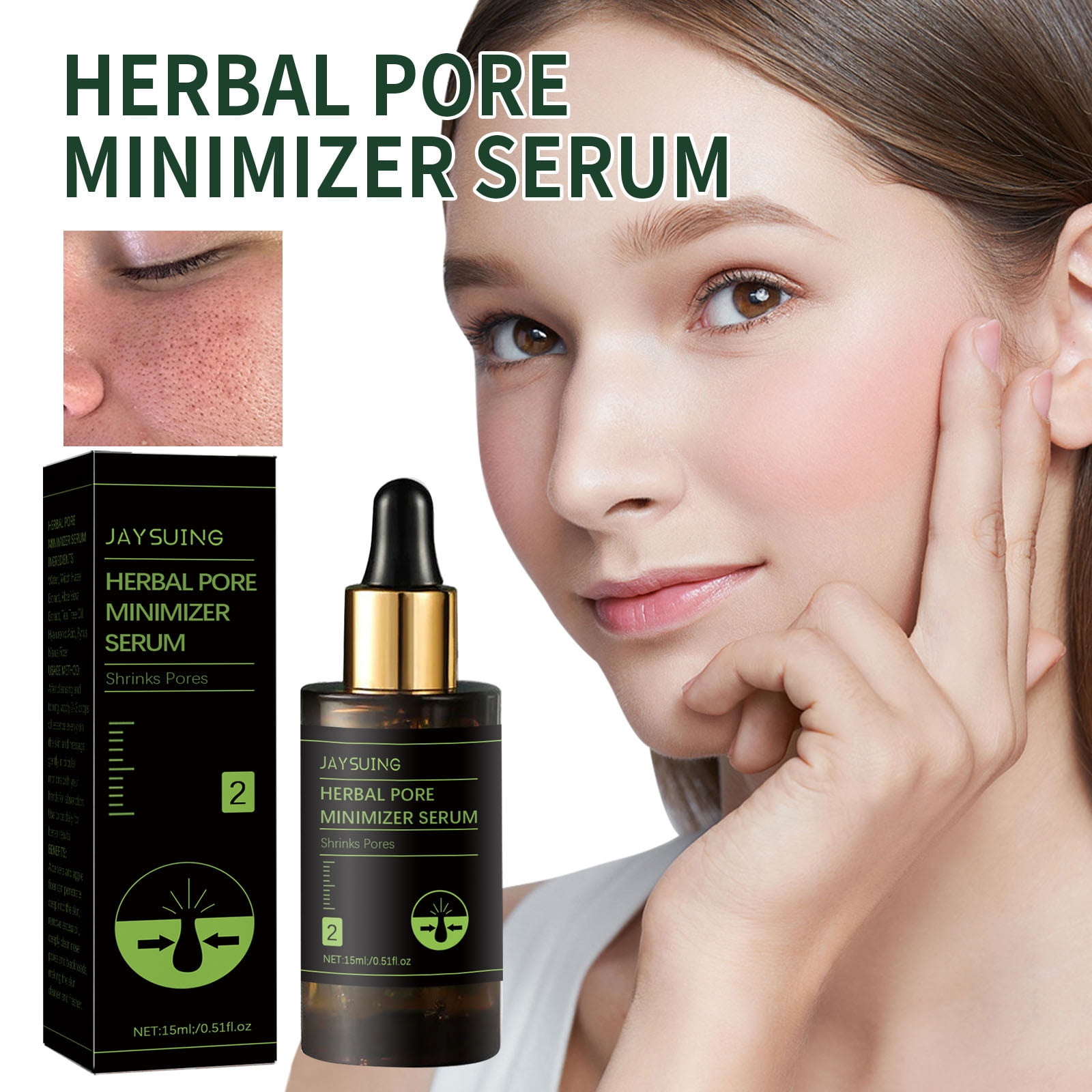 Hongssusuh Essence Glows Skin Herbal Serum Shrinks Pores,Shrink Pores ...