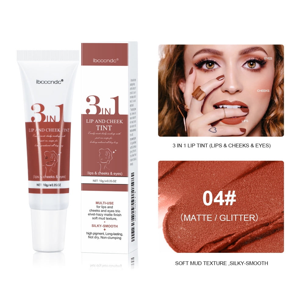 Hongssusuh Eye Shadow Makeup Eye Shadow Primers 3-In-1 Lip Gloss ...