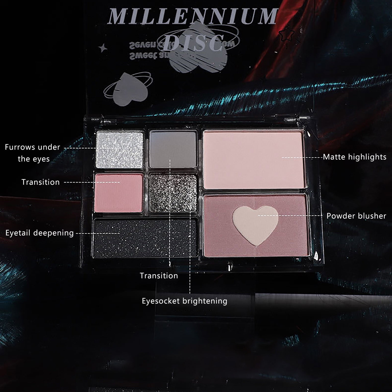 Hongssusuh Eye Shadow Makeup Eye Shadow Primers Broken Diamond Matt ...