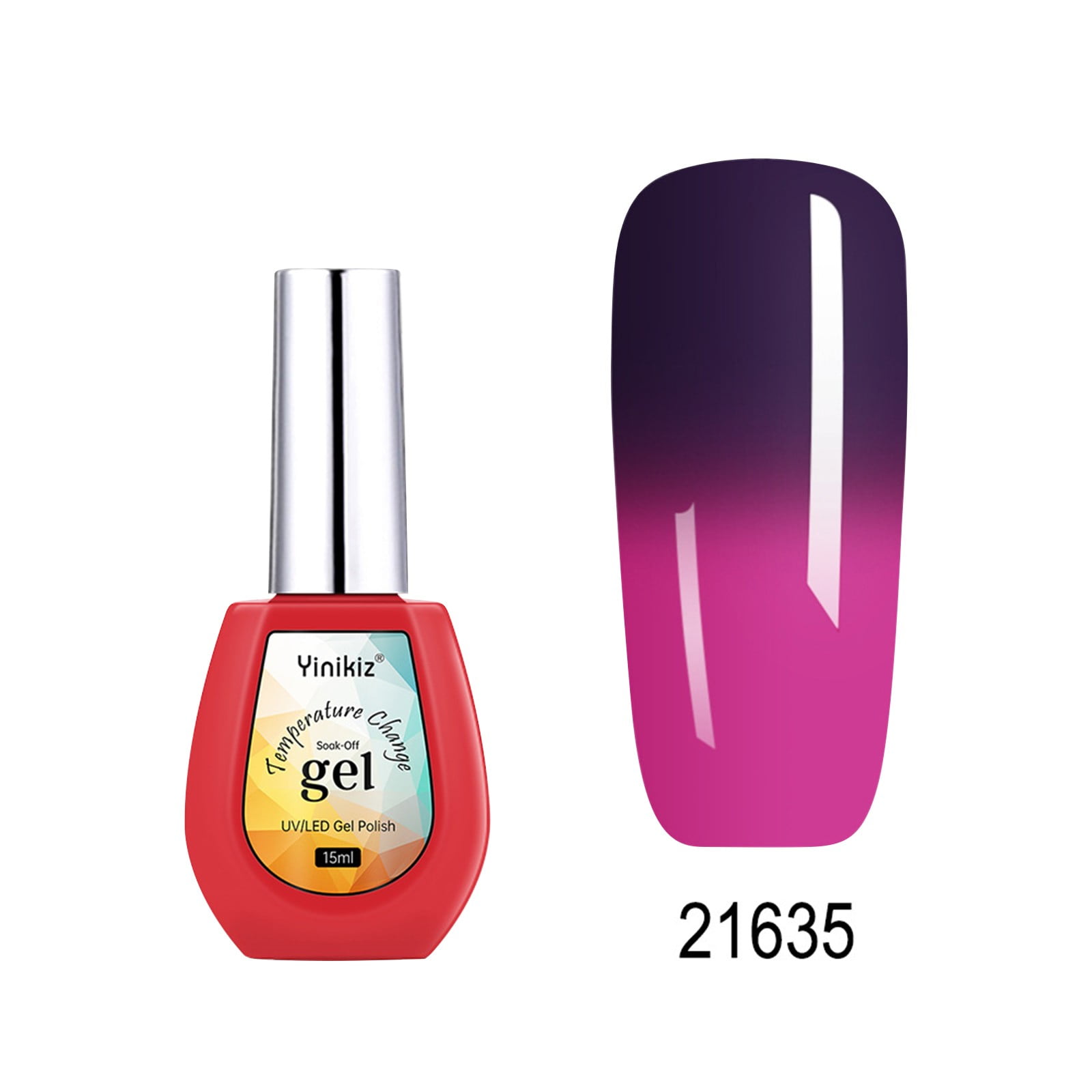 Hongssusuh Gel X Nail Kit Nail Kit 15Ml Temperature Changing Nail ...