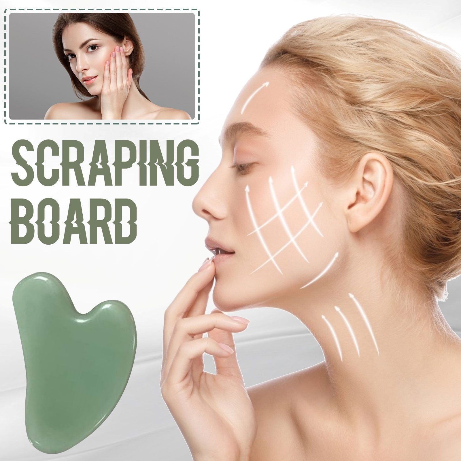 Hongssusuh Guasha Scraping Massage Tool – Jade Gua Sha Board ...