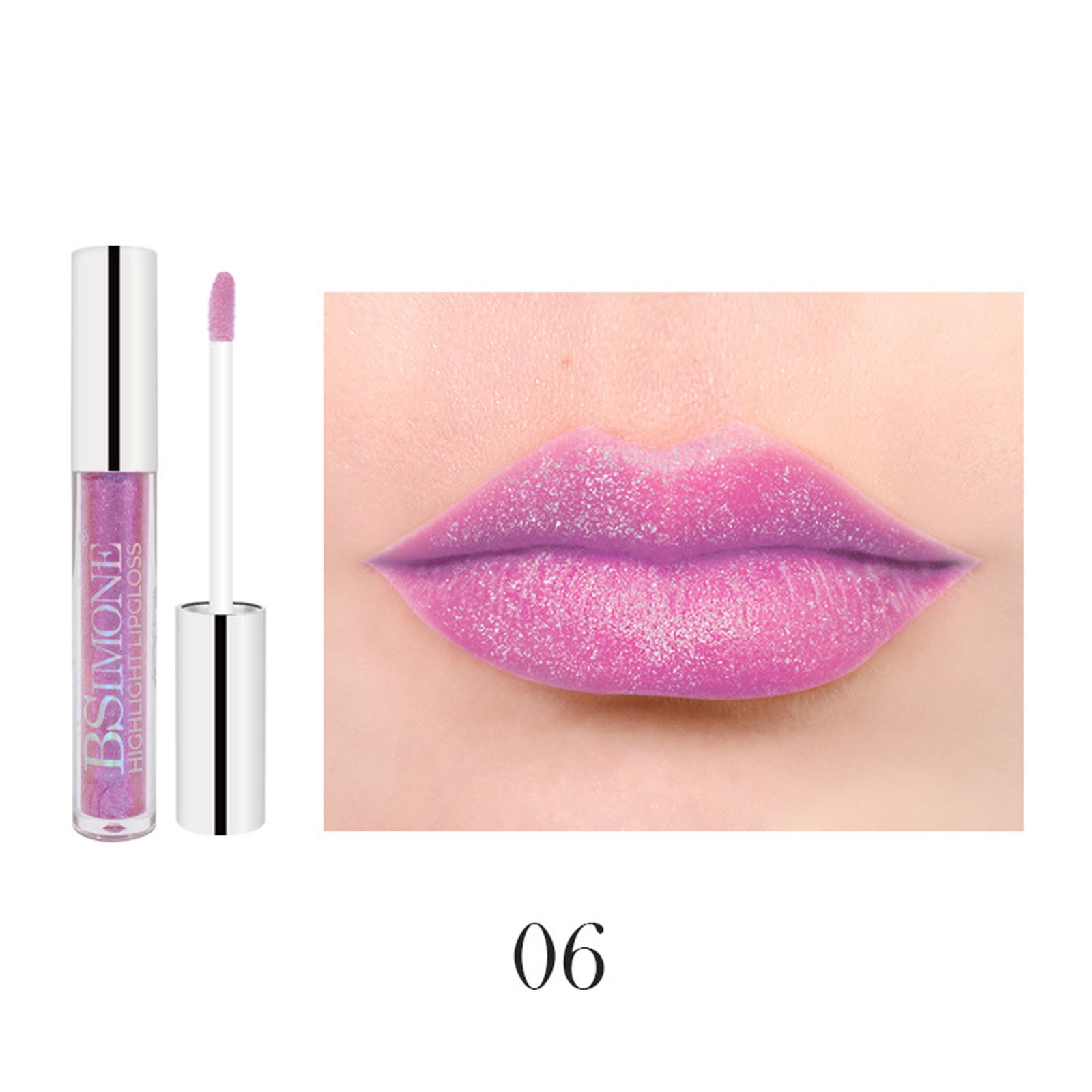 Hongssusuh Lip Gloss Set Lip Gloss Base Mirror Lip Gloss Moisturizing Moisturizing Fine Glitter ...