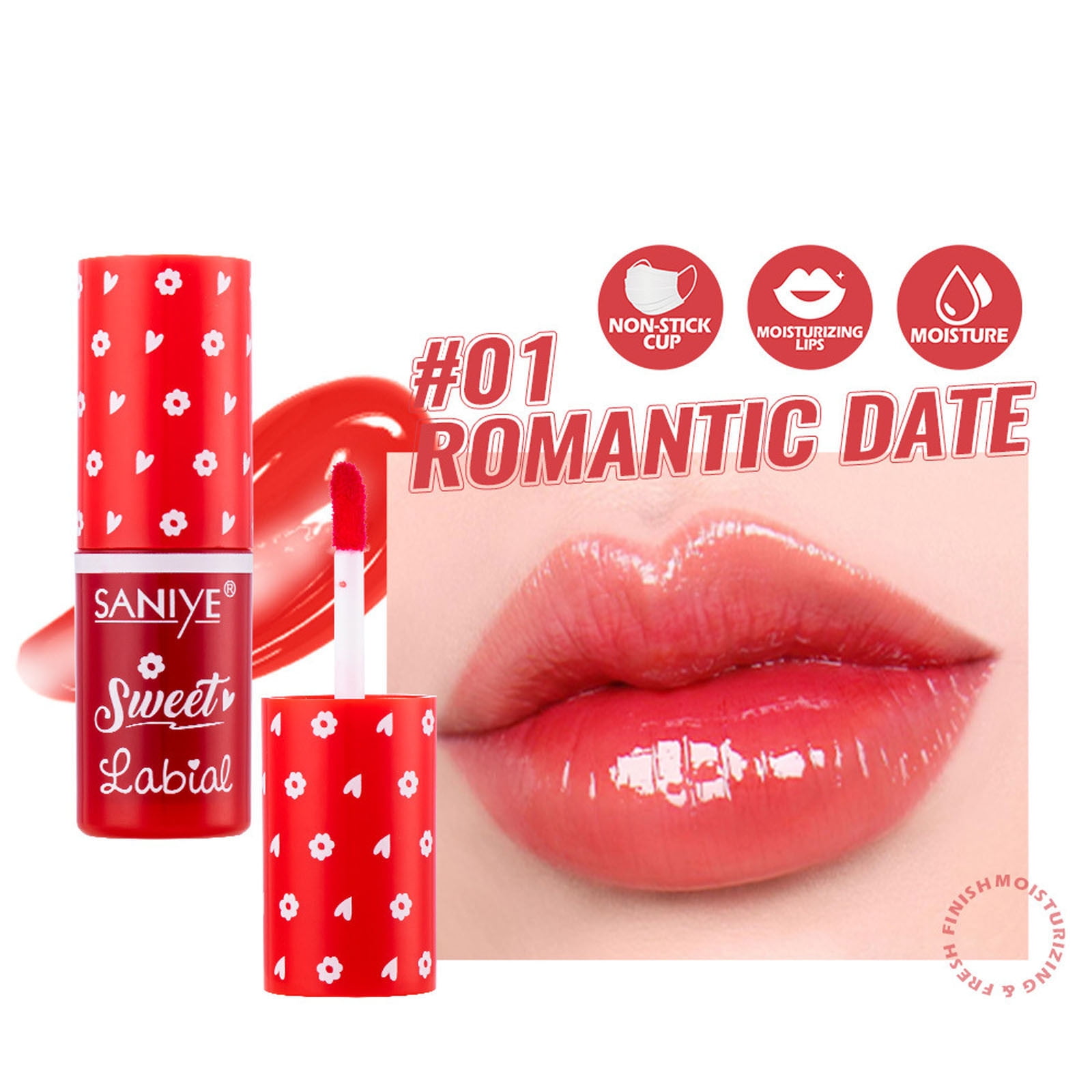 Hongssusuh Lip Gloss Set Lip Gloss Kit Hydrating Lip Oil Plumping Lip Tint Moisturizing Lip ...