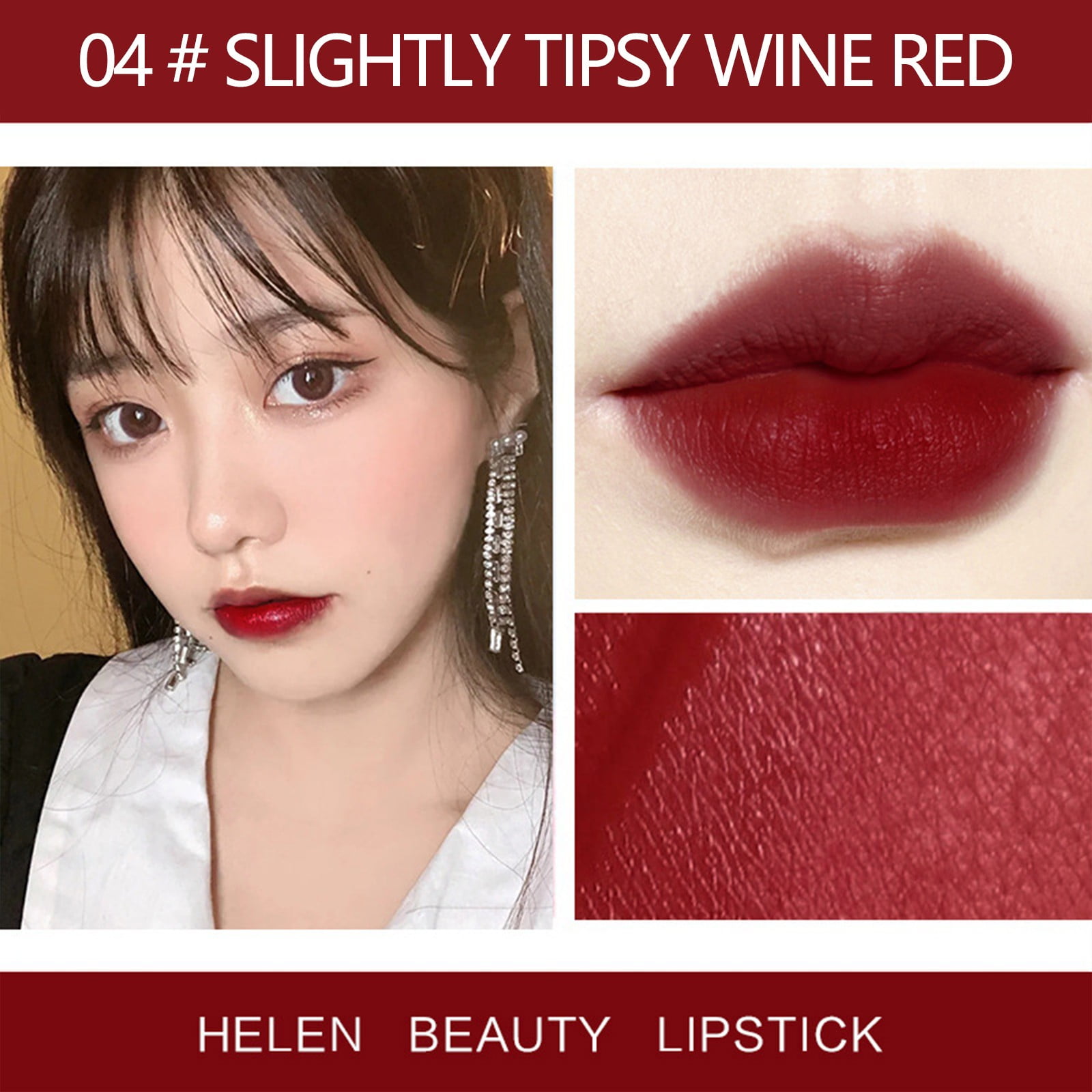 Hongssusuh Lipstick Moisturizing Hllr Lipstick Retro Paste Color Lip ...