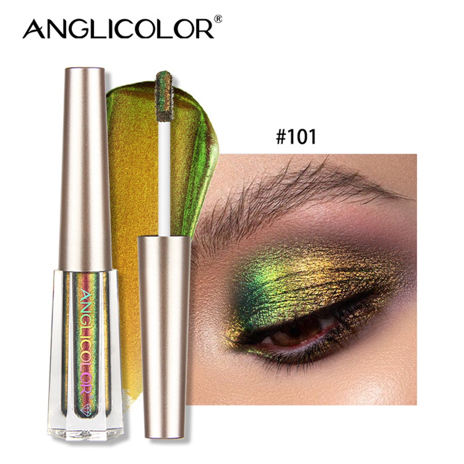 Hongssusuh Liquid Eyeshadow Longwearing Lasting Shimmer, Crease ...