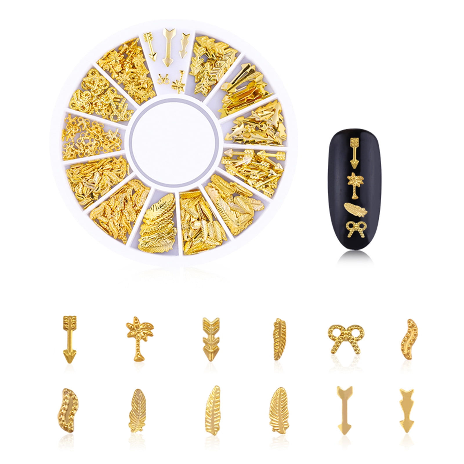 Hongssusuh Manicure Tools French Manicure Kit Nail Art Star And Hollow ...