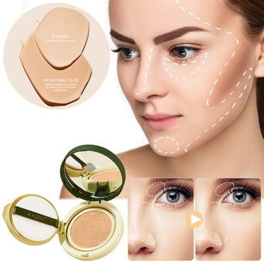 Herrnalise Cushion Foundation Leopard Print Concealer Moisture Beauty ...
