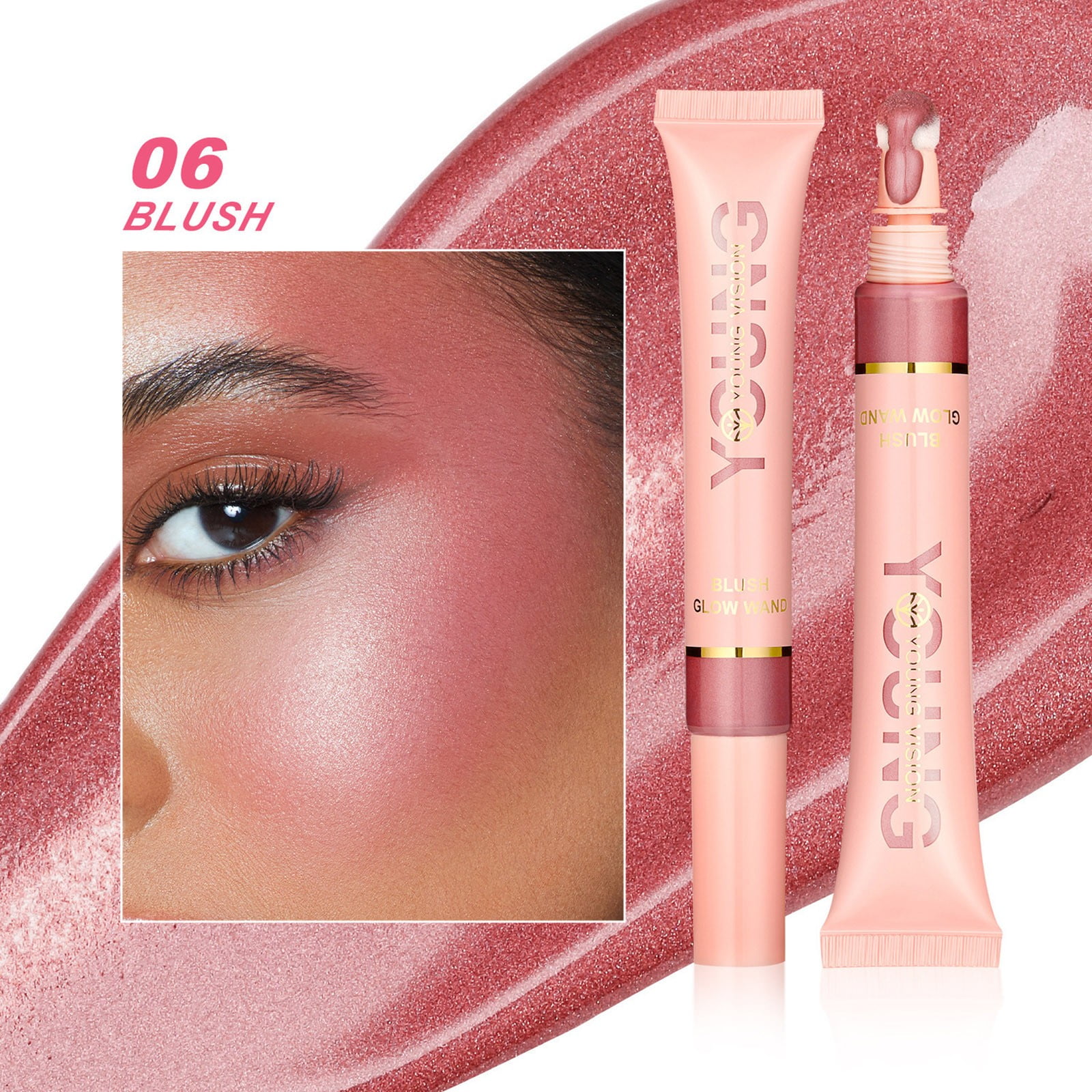 Hongssusuh Rare Beauty Blush Makeup Blush Liquid Cushion Powder Blusher ...