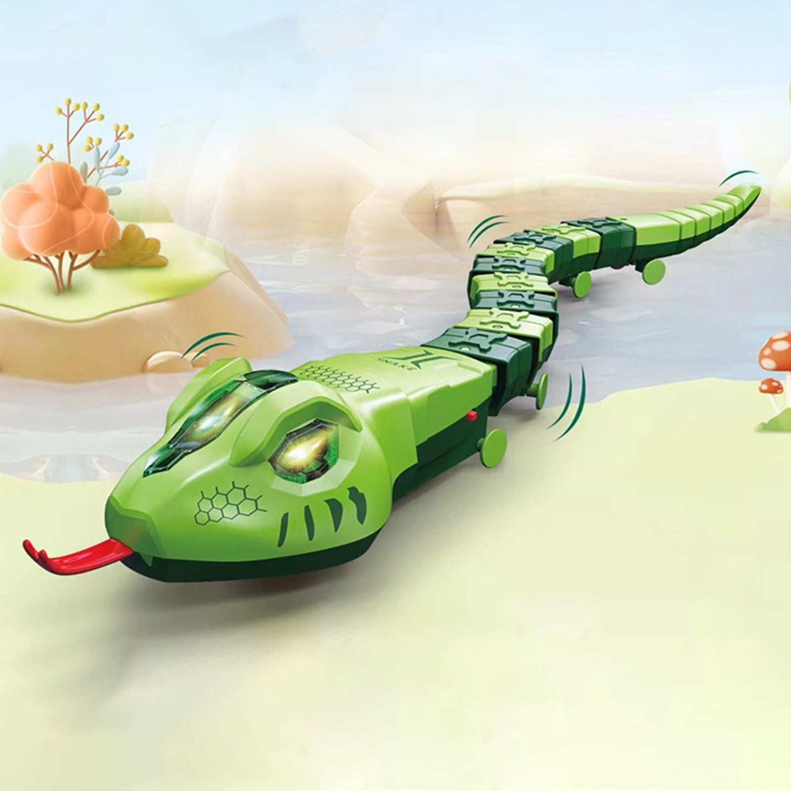 Hongssusuh Smart Sensing Snake Toy,Interactive Toys Snake for Kids ...