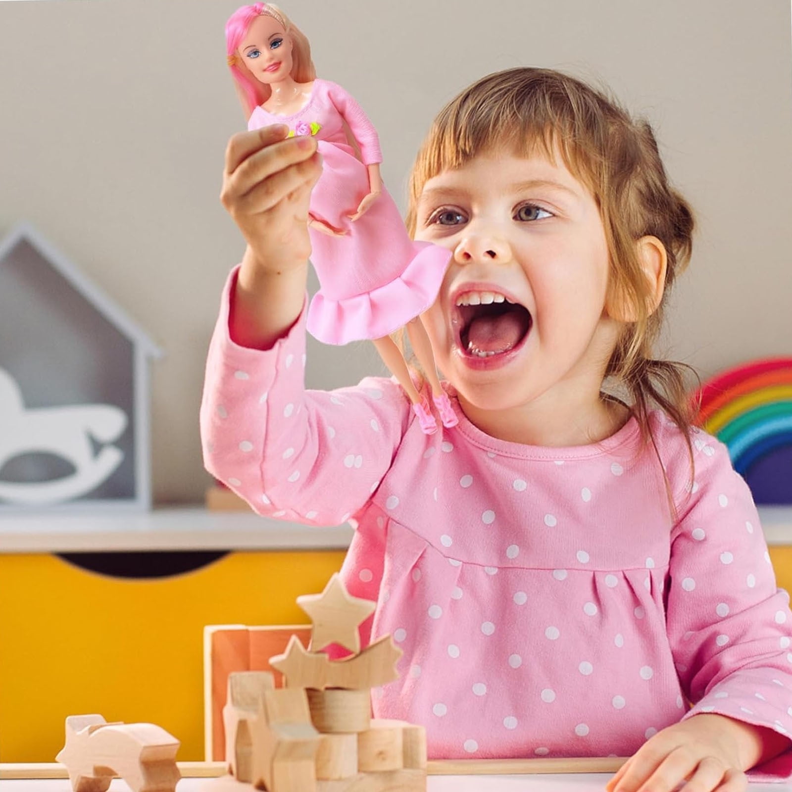 Hongssusuh Toy 1PC Pregnant Doll 11.5inch ABS Plastic Pregnant Mother ...