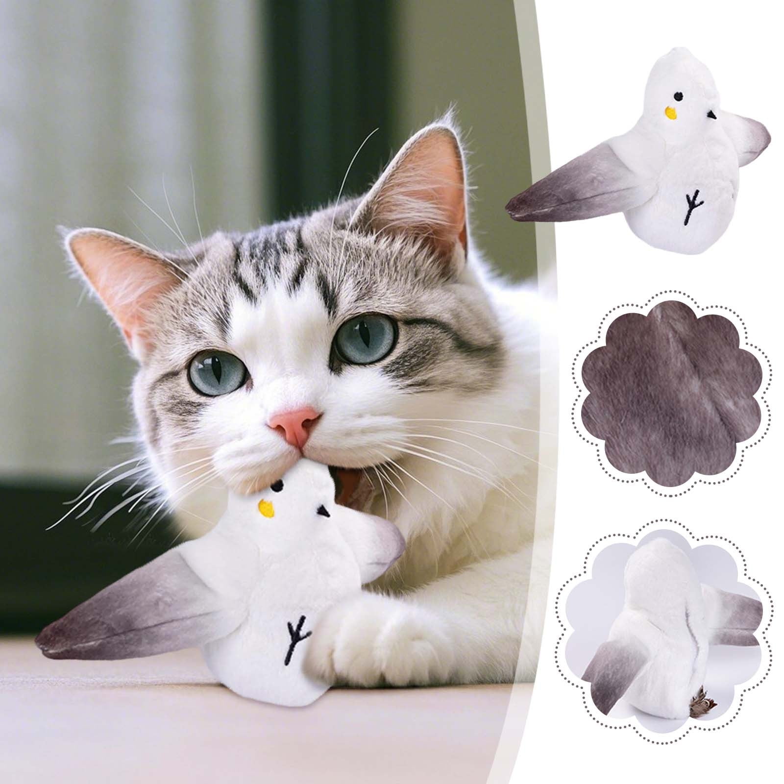 Hongssusuh Toy Interactive Chirping Bird Indoor Chirping Bird Pet Toys ...