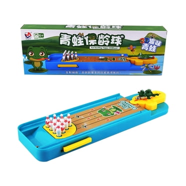 ABEDOE Mini Bowling Game Set Wooden Desktop tabltop Bowling Toy Classic ...