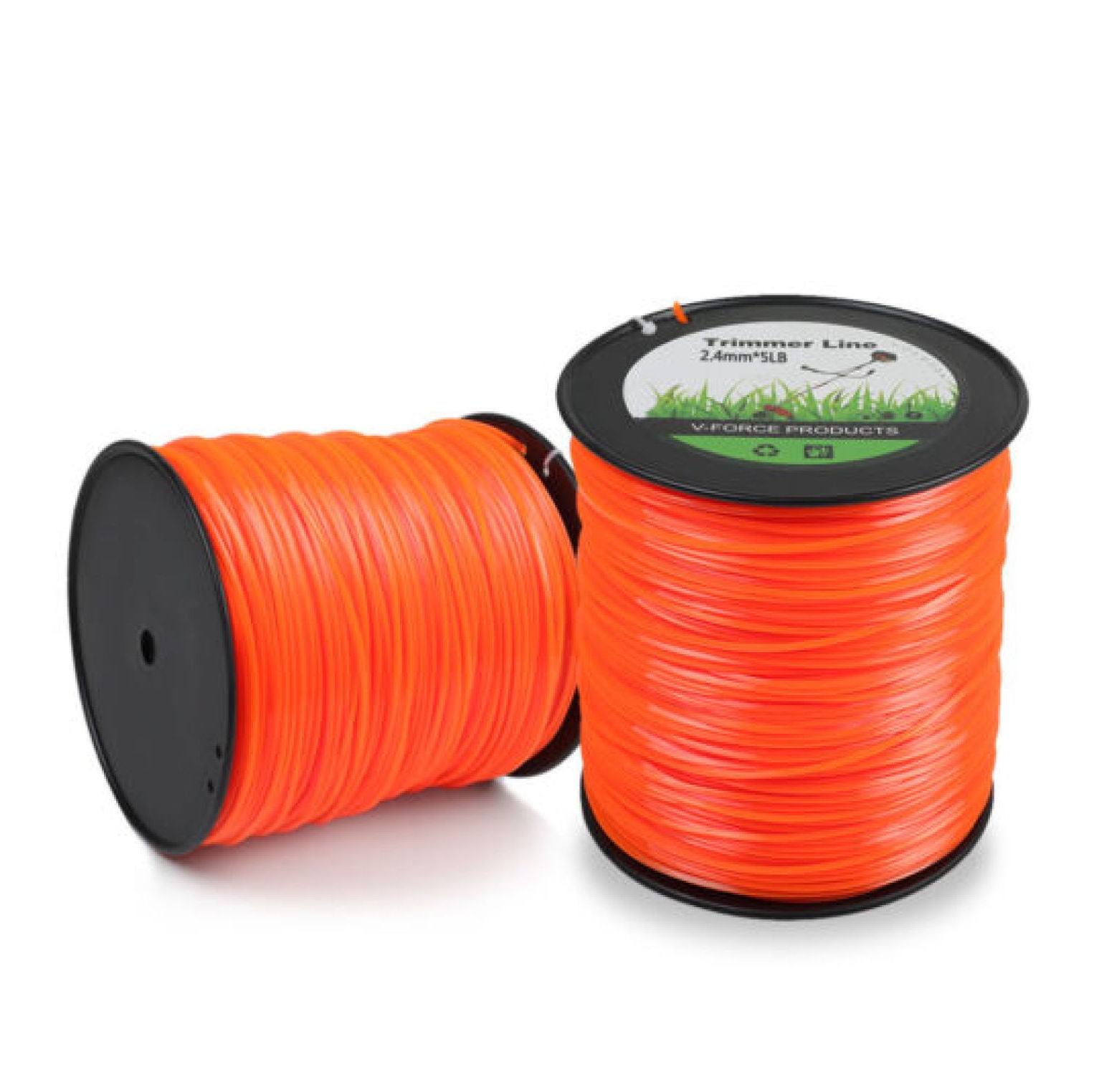 Hongwa 2X 5lb Trimmer Line .095 Heavy Duty Square Spool Grade Fit Echo ...