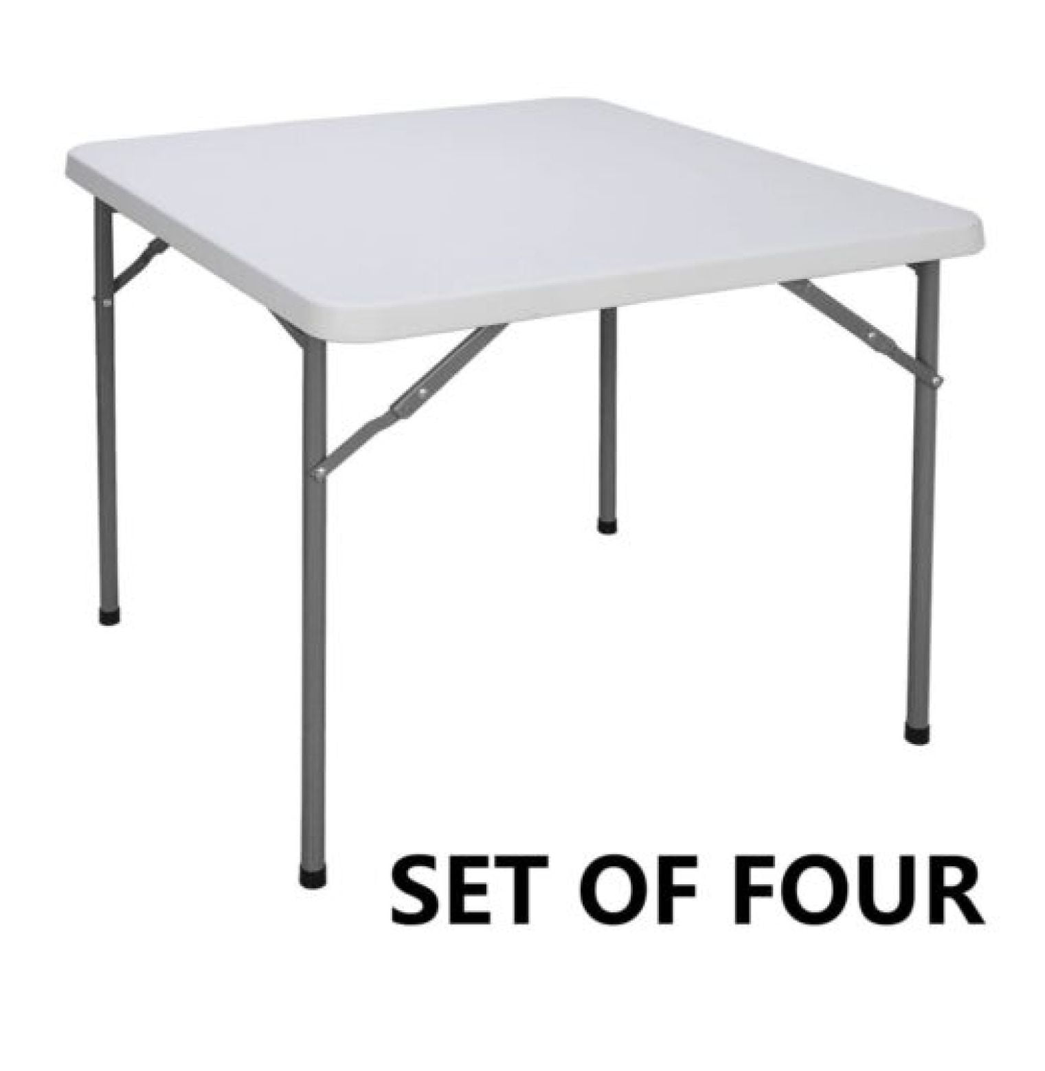 Hongwa 4pcs Multipurpose 3ft Square Folding Table Garden Beach Family ... Hongwa 4pcs Multipurpose 3ft Square Folding Table Garden Beach Family ...