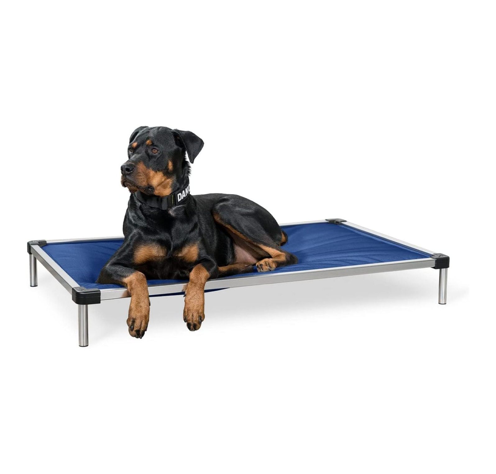 Hongwa Chew Proof Armored Elevated Padded Dog Crate Bed Dog Bed, Chew ...