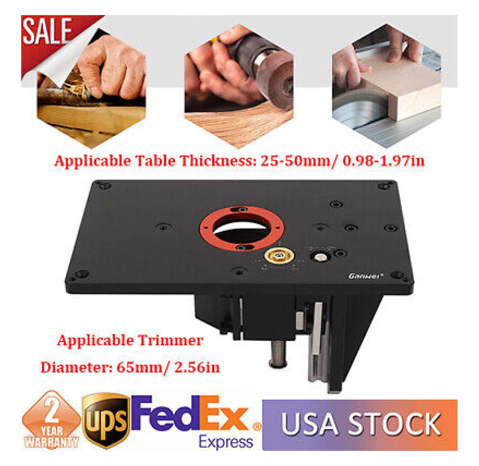 Hongwa Router Lift System Kit Router Table Lift System Woodworking ...