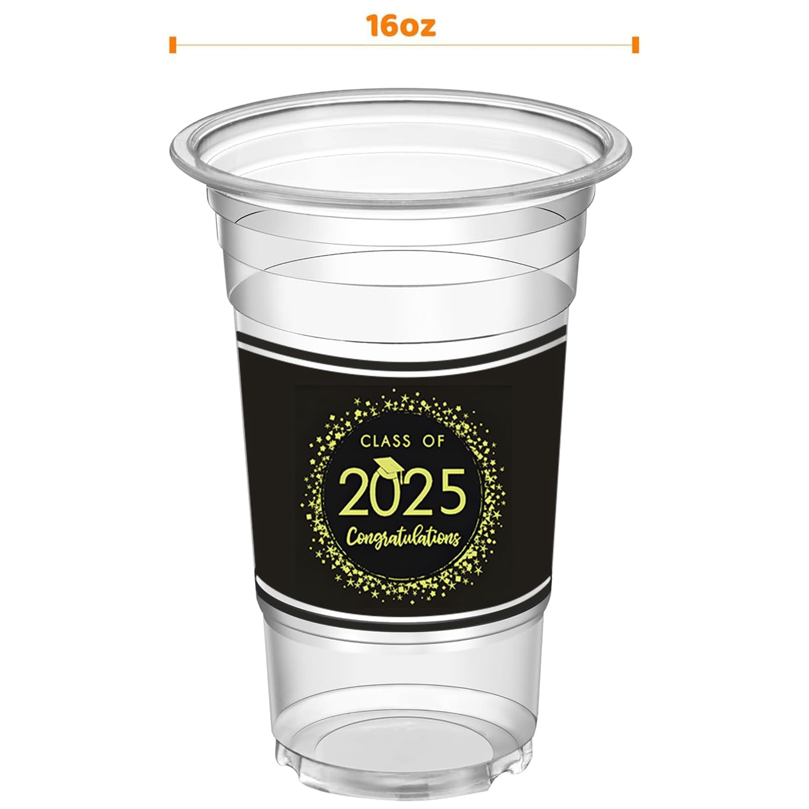 HongyiTime 50 Pack AJH3 Graduation Cups,Graduation Party Supplies Cups ...