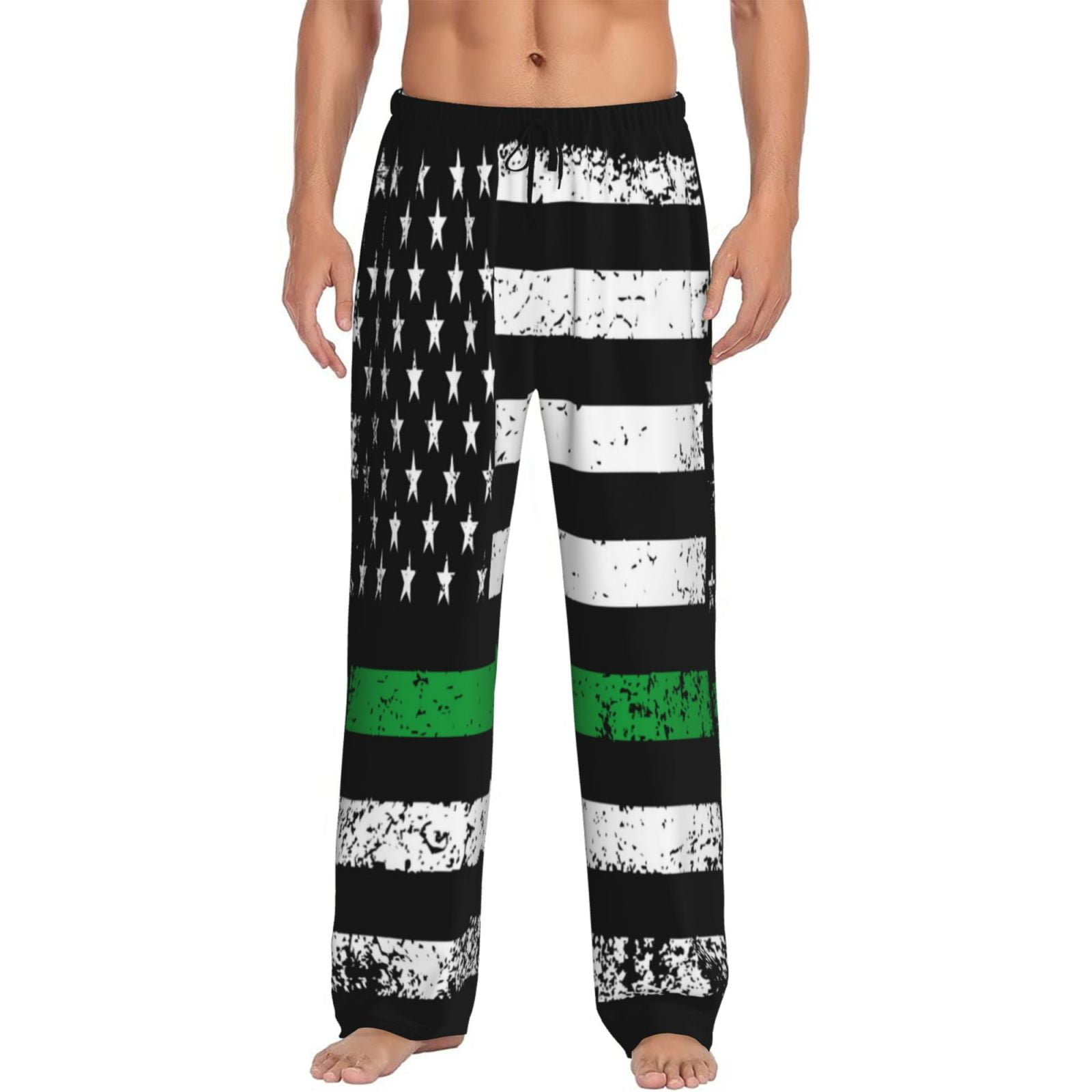 Honiee American Flag for men - a sleek fusion of Straight Pajama Pants ...