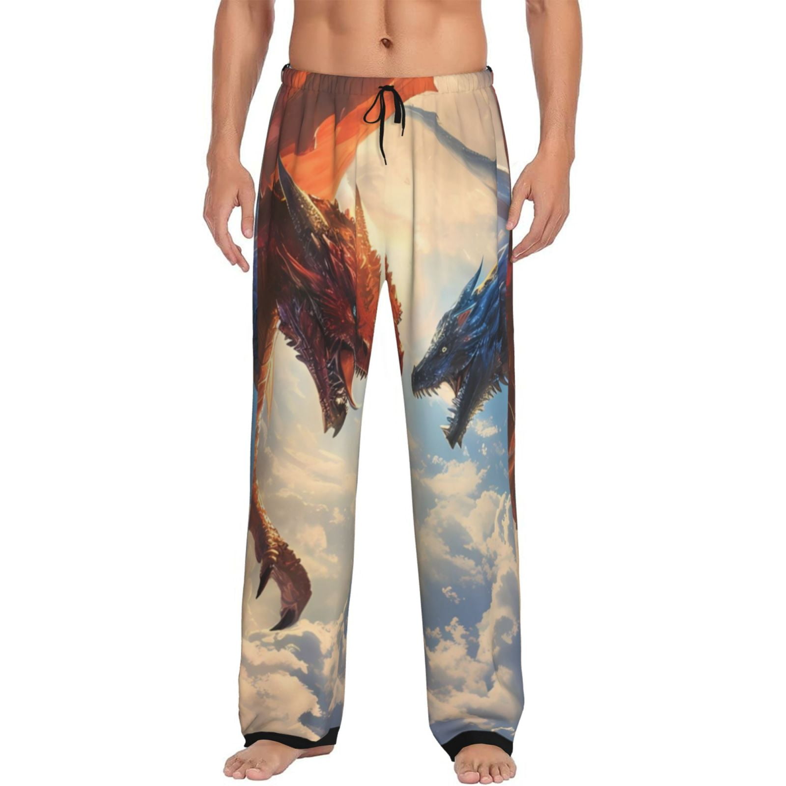 Honiee Cloud Red And Blue Dragon for men - a sleek fusion of Straight ...