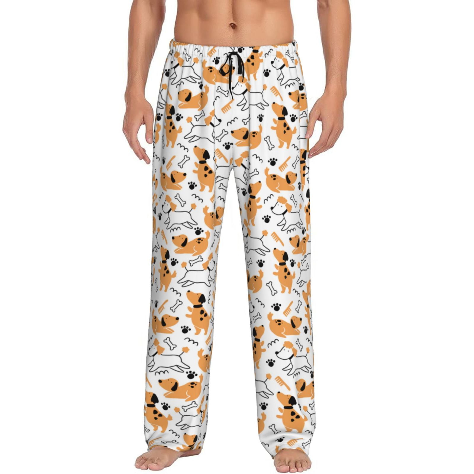 Honiee Cute Dog for men - a sleek fusion of Straight Pajama Pants ...