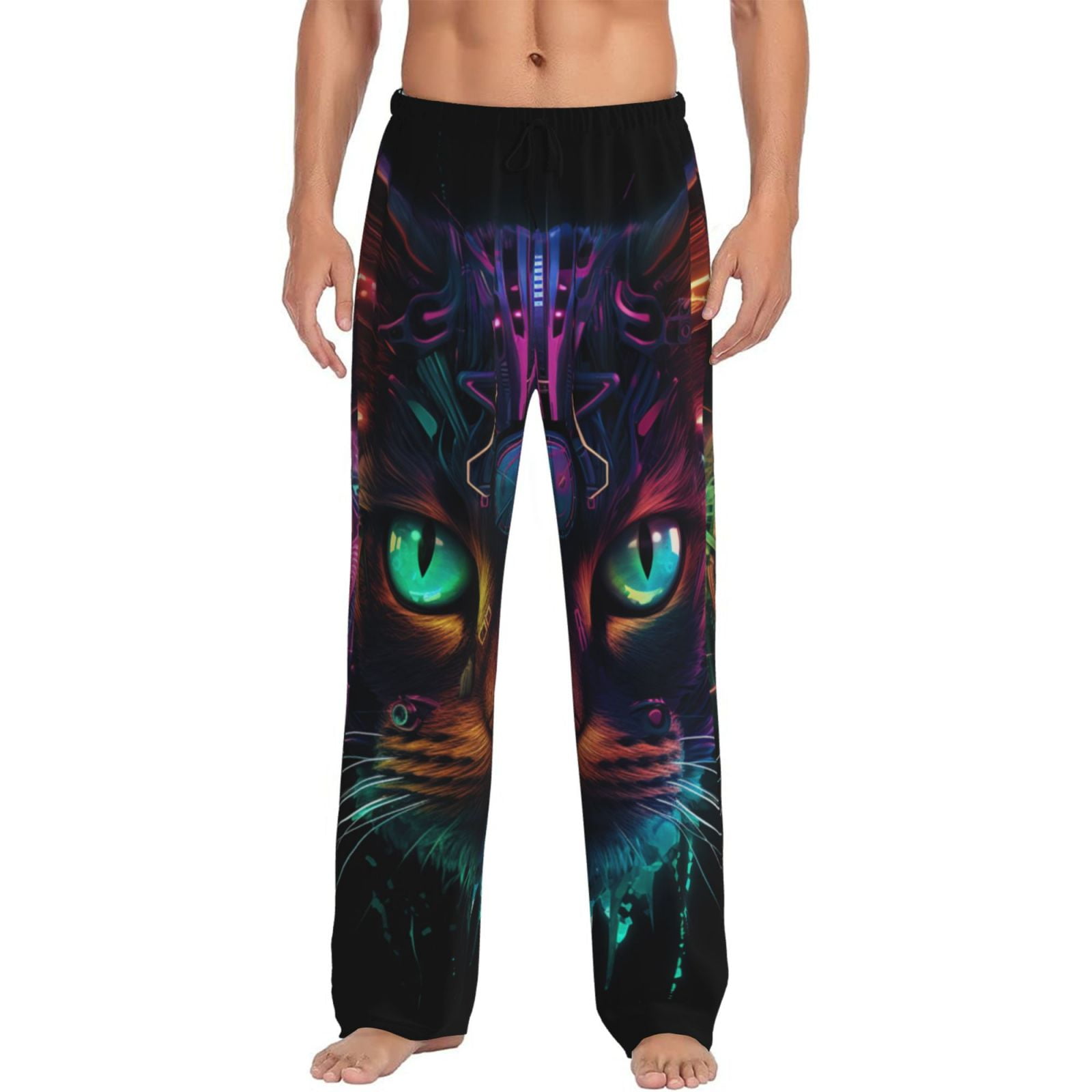 Honiee Futuristic Cat Warrior for men - a sleek fusion of Straight ...