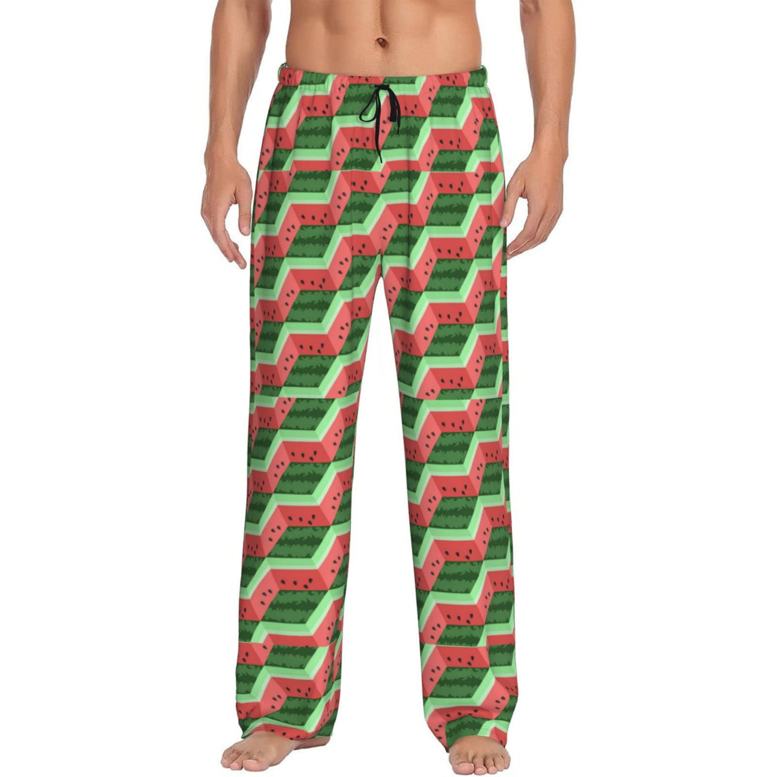 Honiee Geometric Watermelon for men - a sleek fusion of Straight Pajama ...