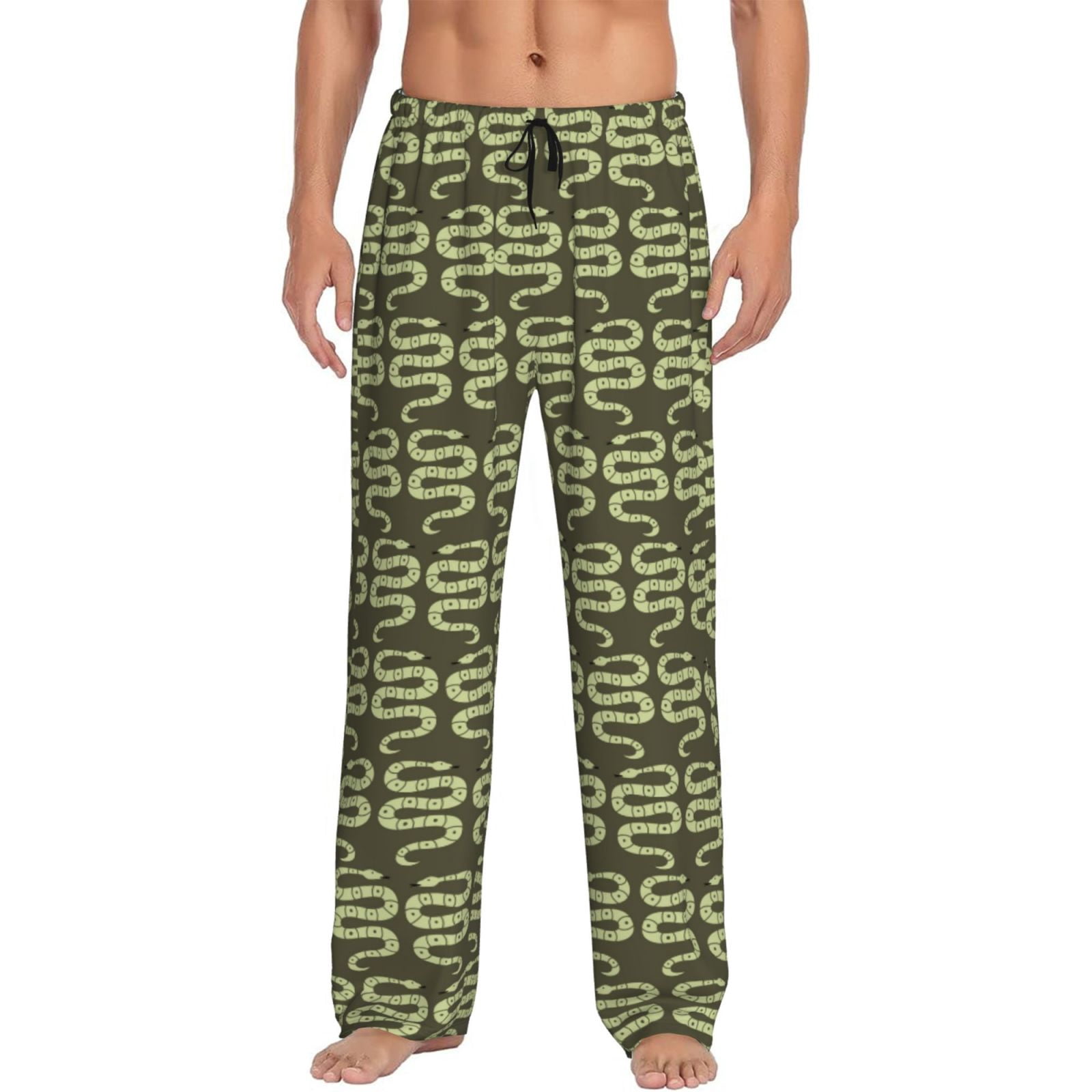 Honiee Green Snake for men - a sleek fusion of Straight Pajama Pants ...