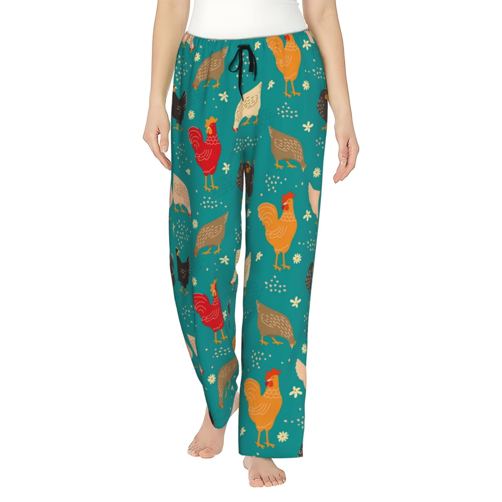 Honiee Hens And Rooster for elegant Women's Lounge Pants and Pajama ...