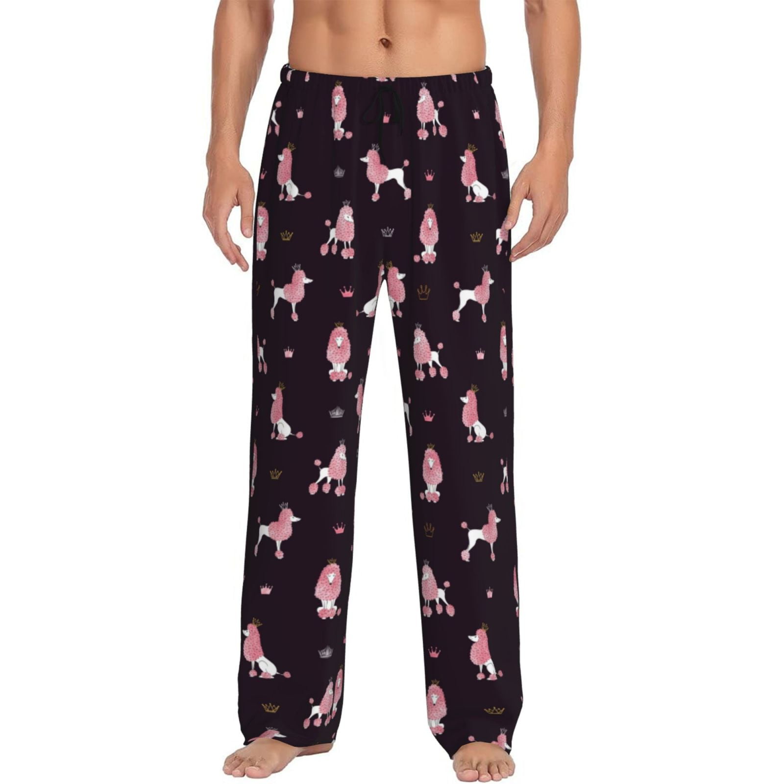 Honiee Poodle Dog for men - a sleek fusion of Straight Pajama Pants ...
