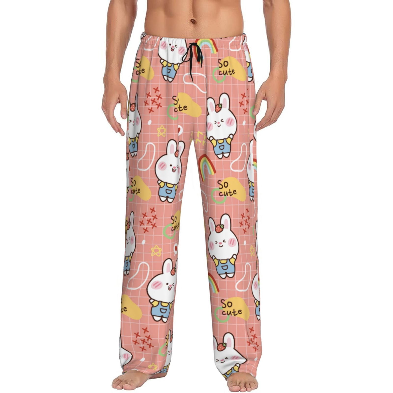 Honiee Rabbit So Cute for men - a sleek fusion of Straight Pajama Pants ...