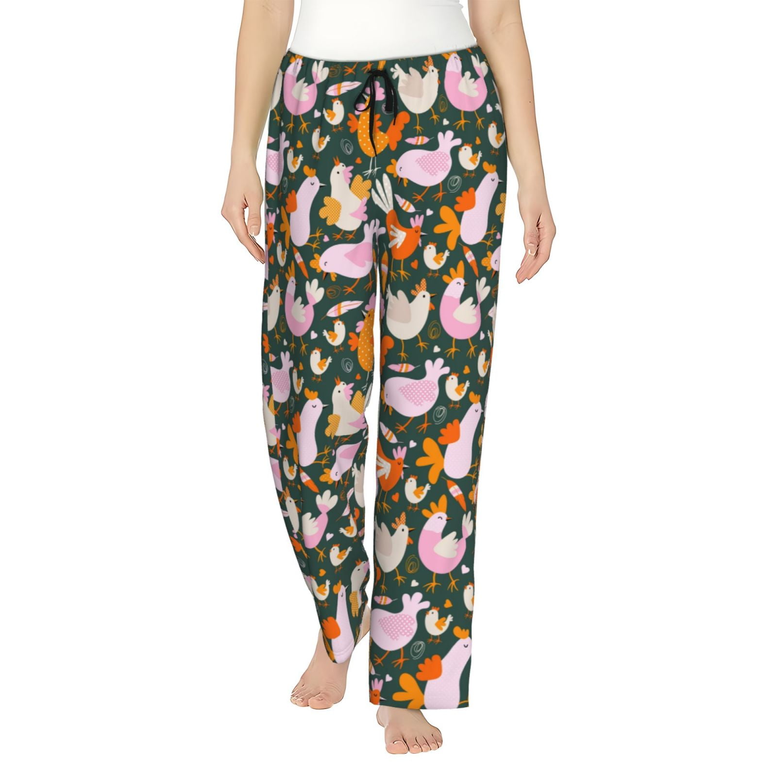 Honiee Roosters and Chicks for elegant Women's Lounge Pants and Pajama ...