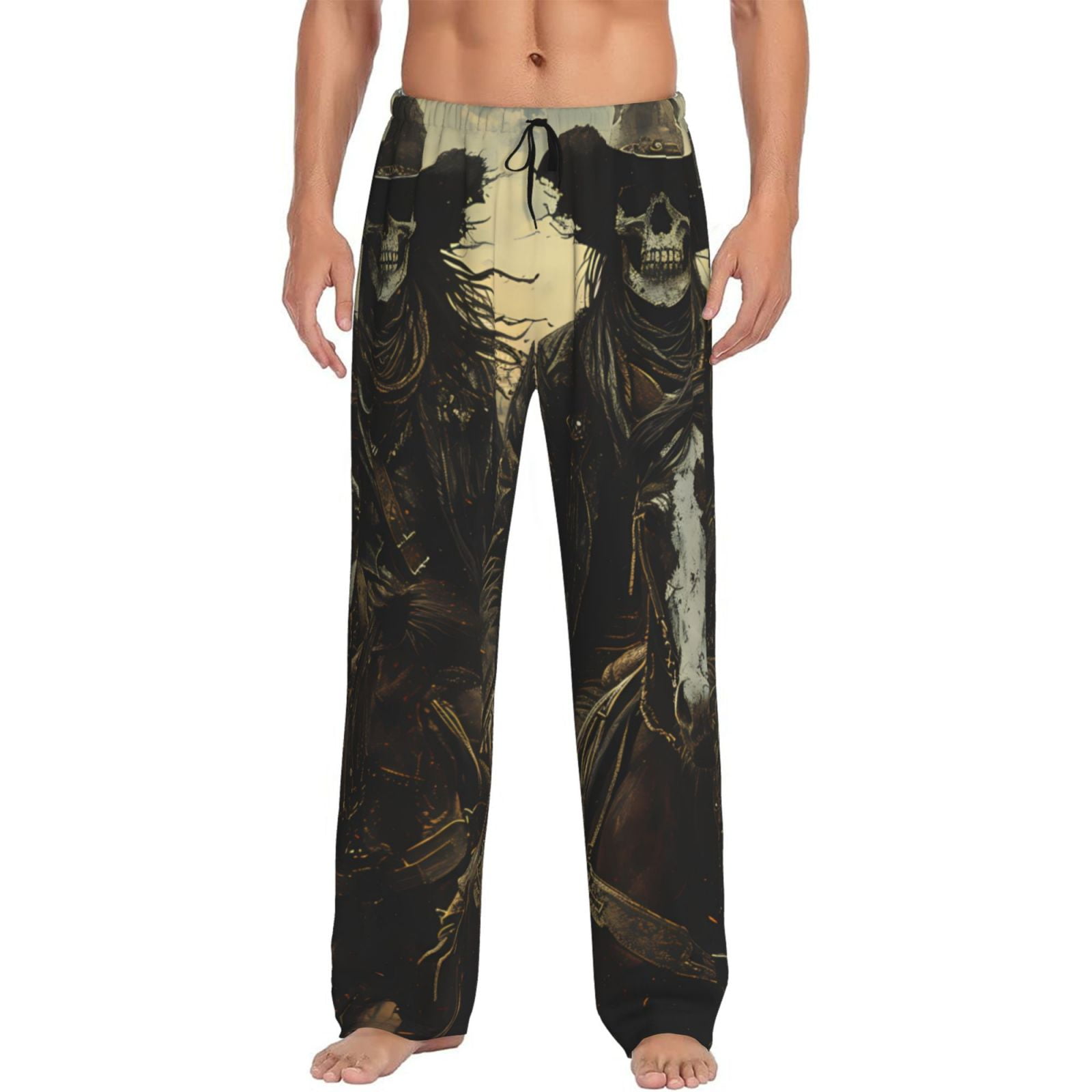 Honiee Western Desert Skull Cowboy for men - a sleek fusion of Straight ...