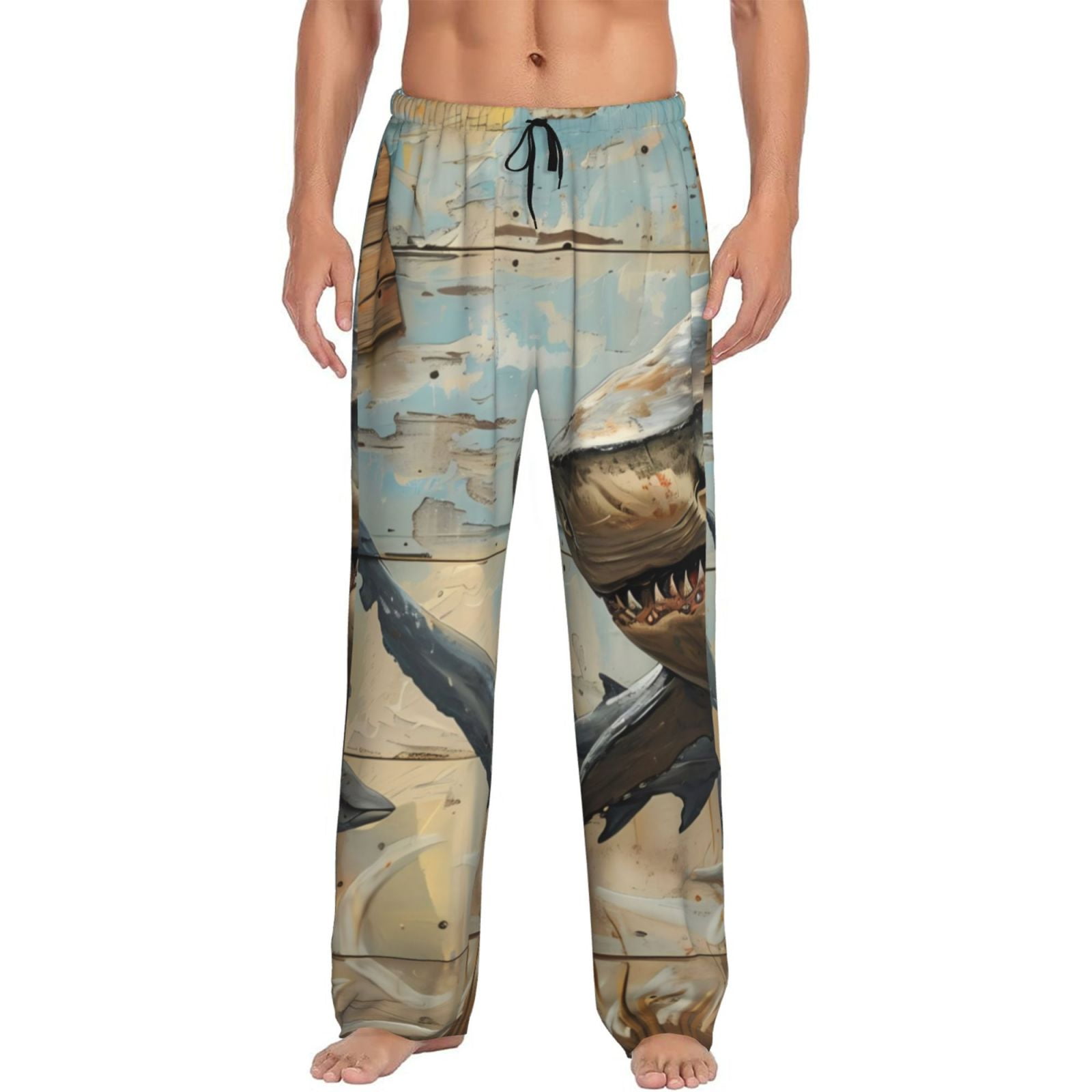 Honiee Wood Grain Shark for men - a sleek fusion of Straight Pajama ...