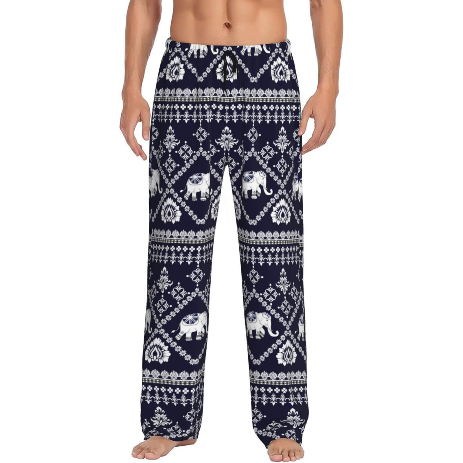 Honiee elephants for men - a sleek fusion of Straight Pajama Pants ...